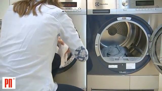 Выбор программы стирки и запуск Electrolux myPRO