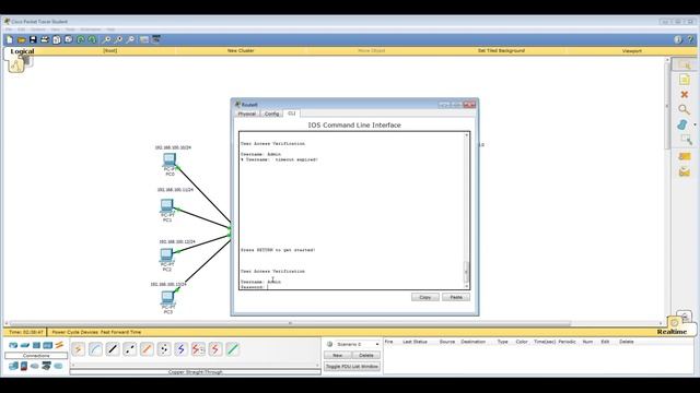 Урок 3 Cisco Packet Tracer. Авторизация на сетевых устройствах и защита паролем интерфейса Console