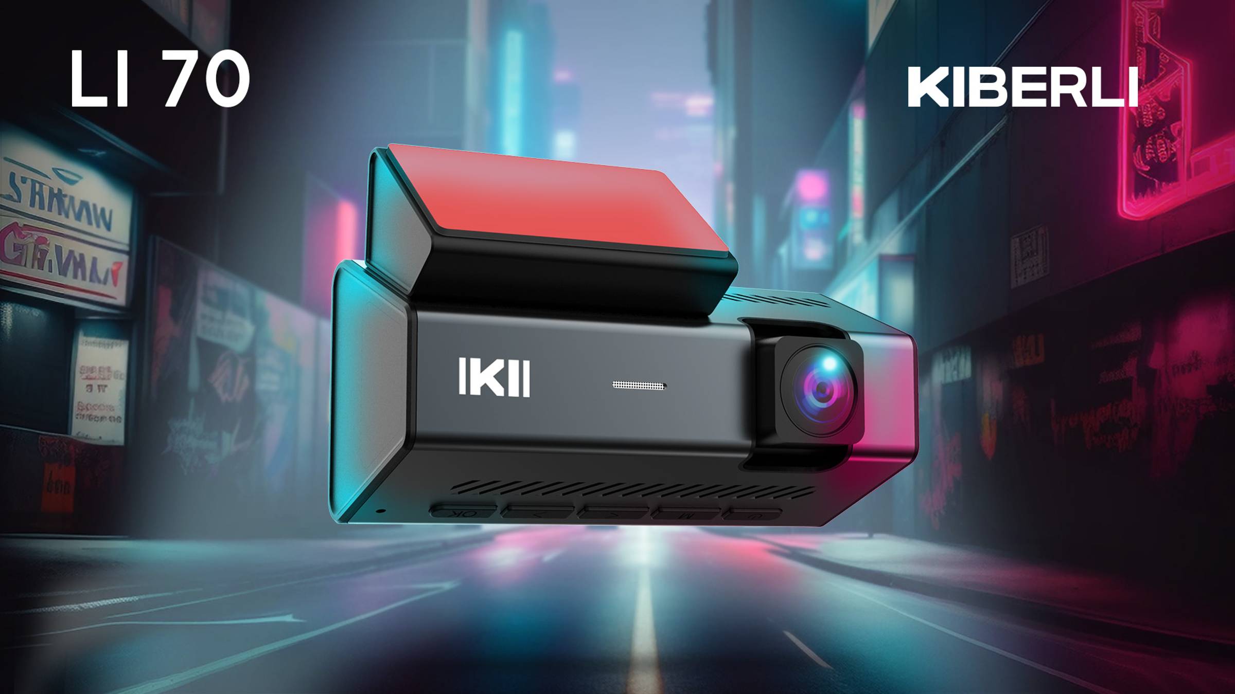 Видео обзор и настройка видеорегистратора KIBERLI LI 70 c функцией Wi-Fi.