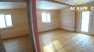 Деревянный Каркасный Дом 8х8м 128м² в станице Пластуновской
