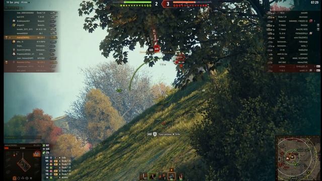 КлимВорошилов в действии. играем в мир танков с Мурмелоном и Медвалом