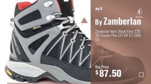 Top 10 Zamberlan Men Boots [ Winter 2018 ]: Zamberlan Men's 996 Vioz GT Hiking Boot,Dark Grey,8.5 M