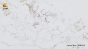 Кварцевый агломерат Canvas Gold EQCM 059