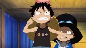 Garp veut que Luffy,Ace et Sabo deviennent des soldats de la marine [VF]