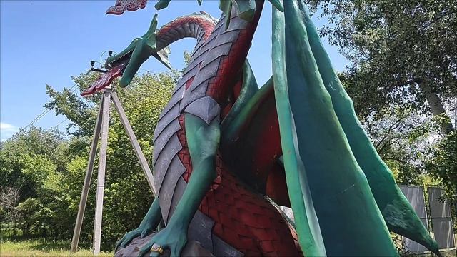 Змей горыныч 🐲 скульптор Руслан Воропаев 🔥