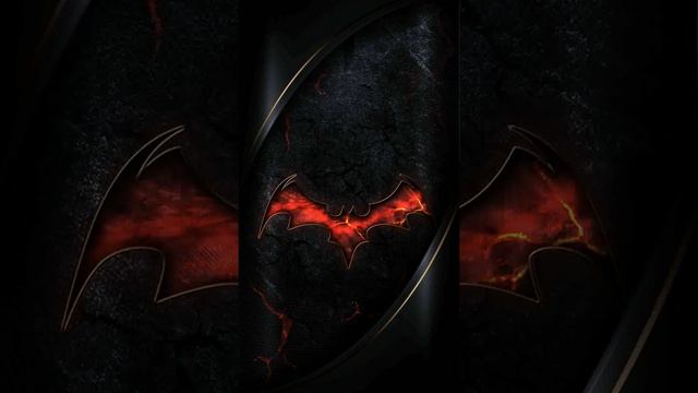 Dark bat superhero Animated