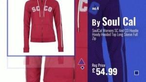 Top 10 Soul Cal Sportswear [2018]: SoulCal Womens Signature Over The Head Hoody OTH Hoodie Hooded