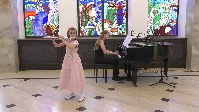 К. Дебюсси "Маленький негритëнок" Исп. Валерия Бойко 2 кл.(флейта-капля), Евгения Кудоя (фортепиано)