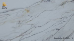 Кварцевый агломерат Calacatta Borghini EQTM 018