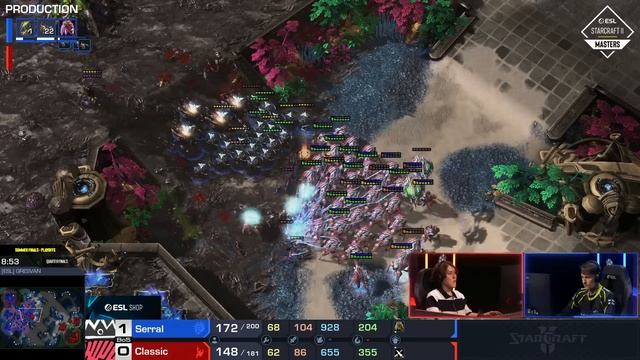 SC2 - Classic vs. Serral - ESL SC2 Masters: Summer 2023 Finals - Ro8 ...