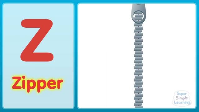 Английские буквы_звуки_The Z Song (Uppercase) _ Alphabet Song _ Super Simple ABCs