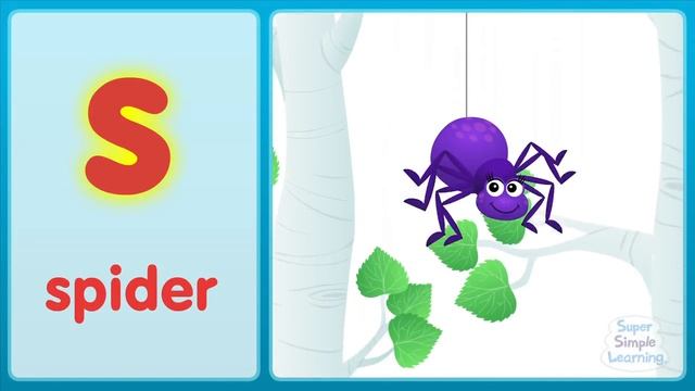 Английские буквы_звуки_The S Song (Lowercase) _ Super Simple ABCs