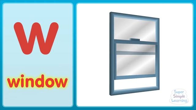 Английские буквы_звуки_The W Song (Lowercase) _ Alphabet Song _ Super Simple ABCs