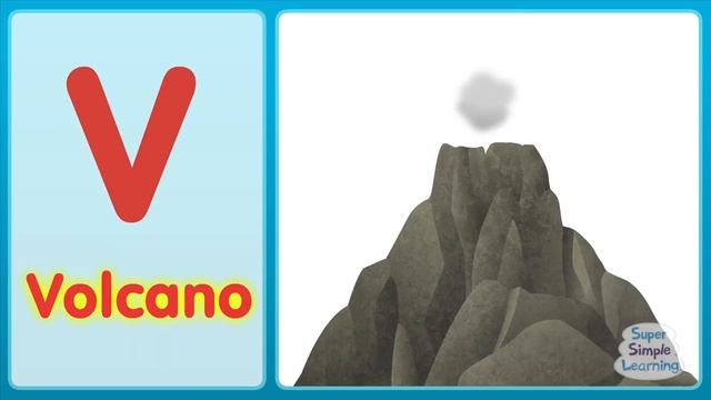 Английские буквы_звуки_The V Song (Uppercase) - Alphabet Song - Super Simple ABCs