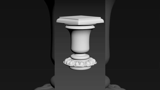 3d модель капители