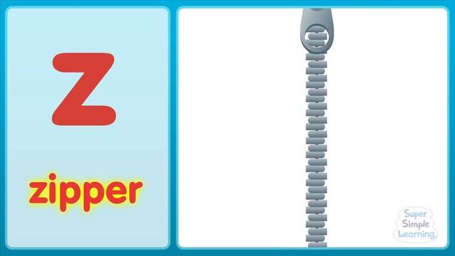 Английские буквы_звуки_The Z Song (Lowercase) _ Alphabet Song _ Super Simple ABCs