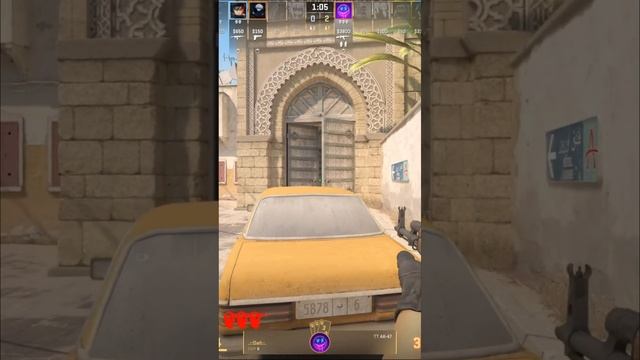 Counter-Strike 2 1vs5 #shorts #short #cs2 #rampage #ace