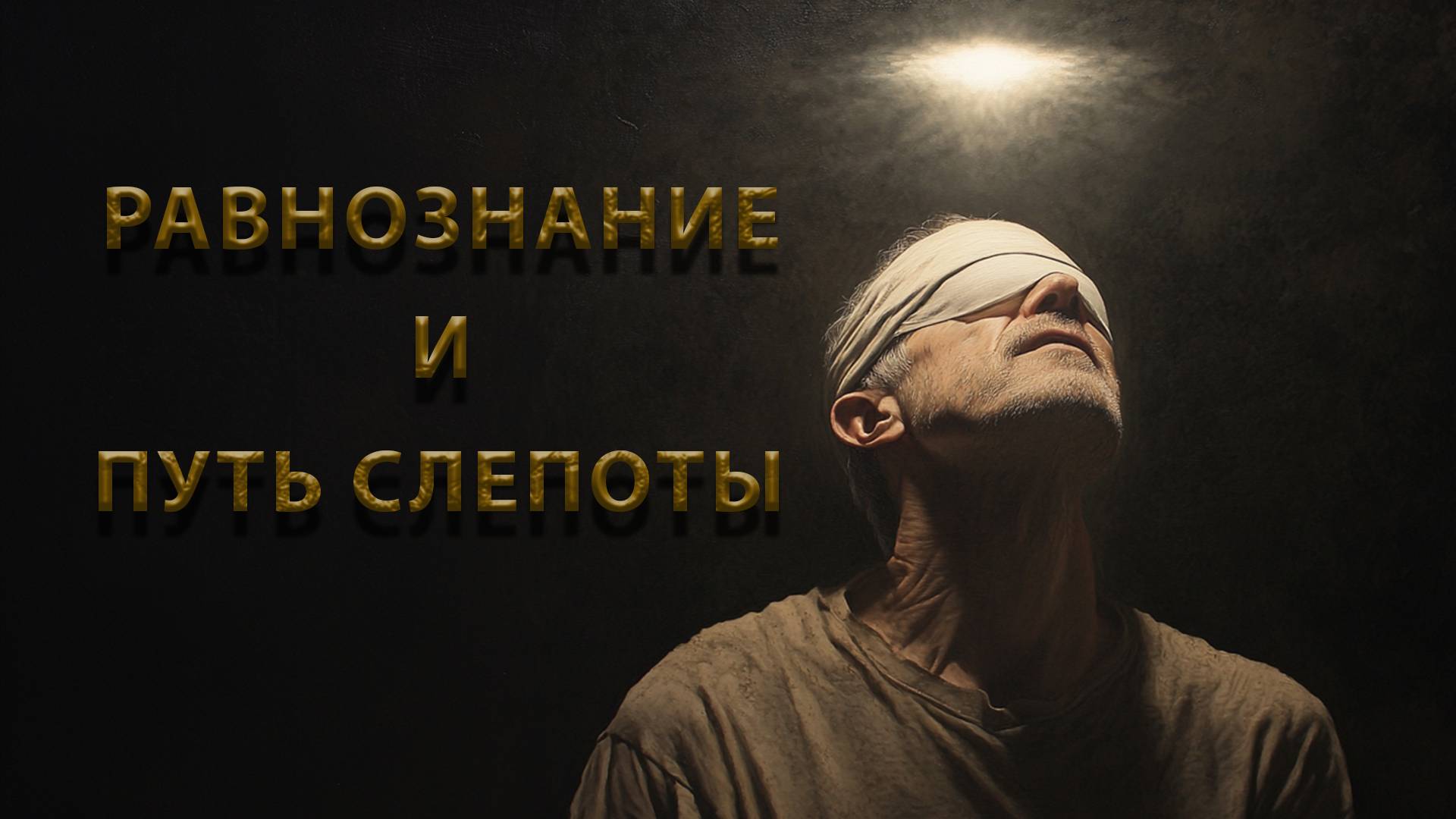 РАВНОЗНАНИЕ И ПУТЬ СЛЕПОТЫ.