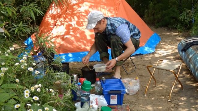 Однажды на рыбалке с друганом на реке Волги