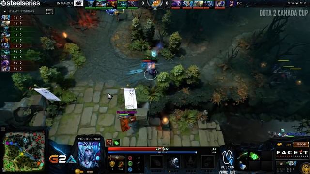 Digital Chaos vs Infamous Game #1 - Dota 2 Canada Cup Playoffs ...