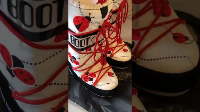 Moon-boot Kid's Jr Girl Ladybug Snow Boots