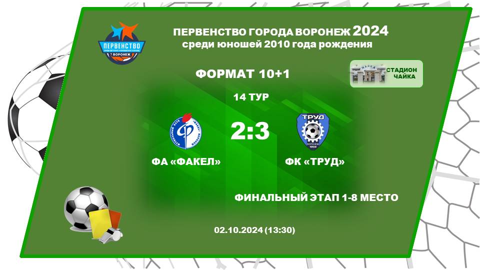 ФА "ФАКЕЛ" - ФК "ТРУД"