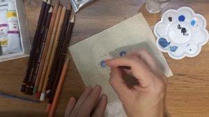 Рисуем глаза кукле