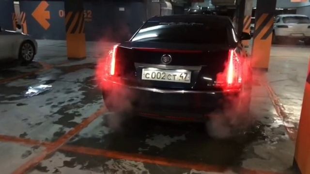Выхлоп от Cadillac CTS-V 6.2L на обычном CTS 3.6L