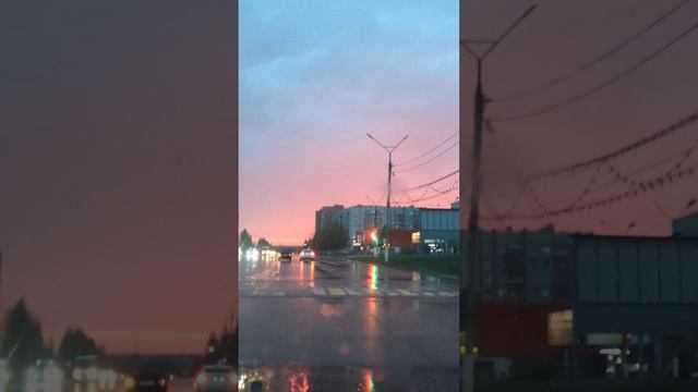 Ухта. Красивый закат #ухта #shorts