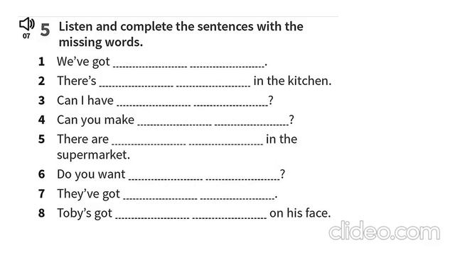 1 Prepare test 6 Plus pronunciation