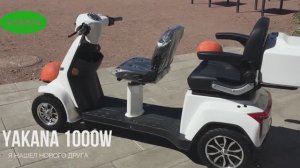 Двухместный четырехколесный ER-SCOOTERS новый YAKANA-2