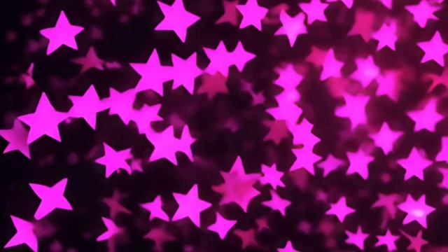 Летящие яркие серенево розовые неоновые звезды Черный фон  HD
фон  для видео /ФУТАЖИ/ 1 ЧАС #фон
