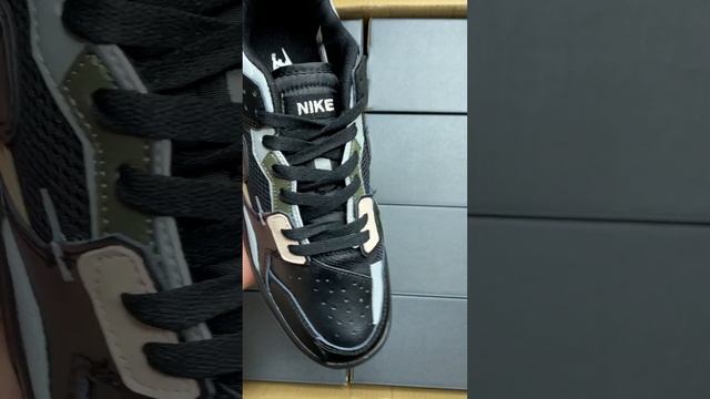 Кроссовки Nike SB Dunk Low Scrap Black Gum (черные)