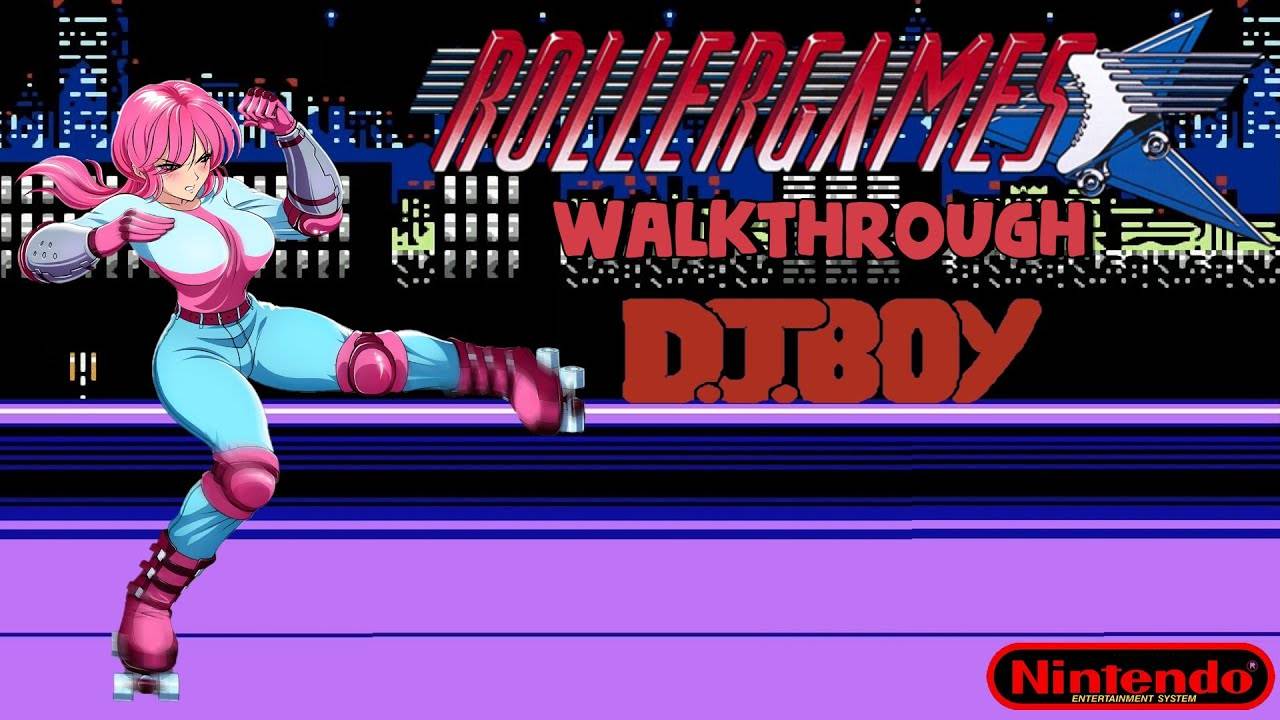 🎮RollerGames / Роллергеймс / NES / Денди / 1440p, 60 fps 🛹
