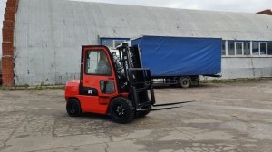 Вилочный дизельный погрузчик HANGCHA CPCD30-AG2 c заводской кабиной, грузоподъемностью 3т и высотой