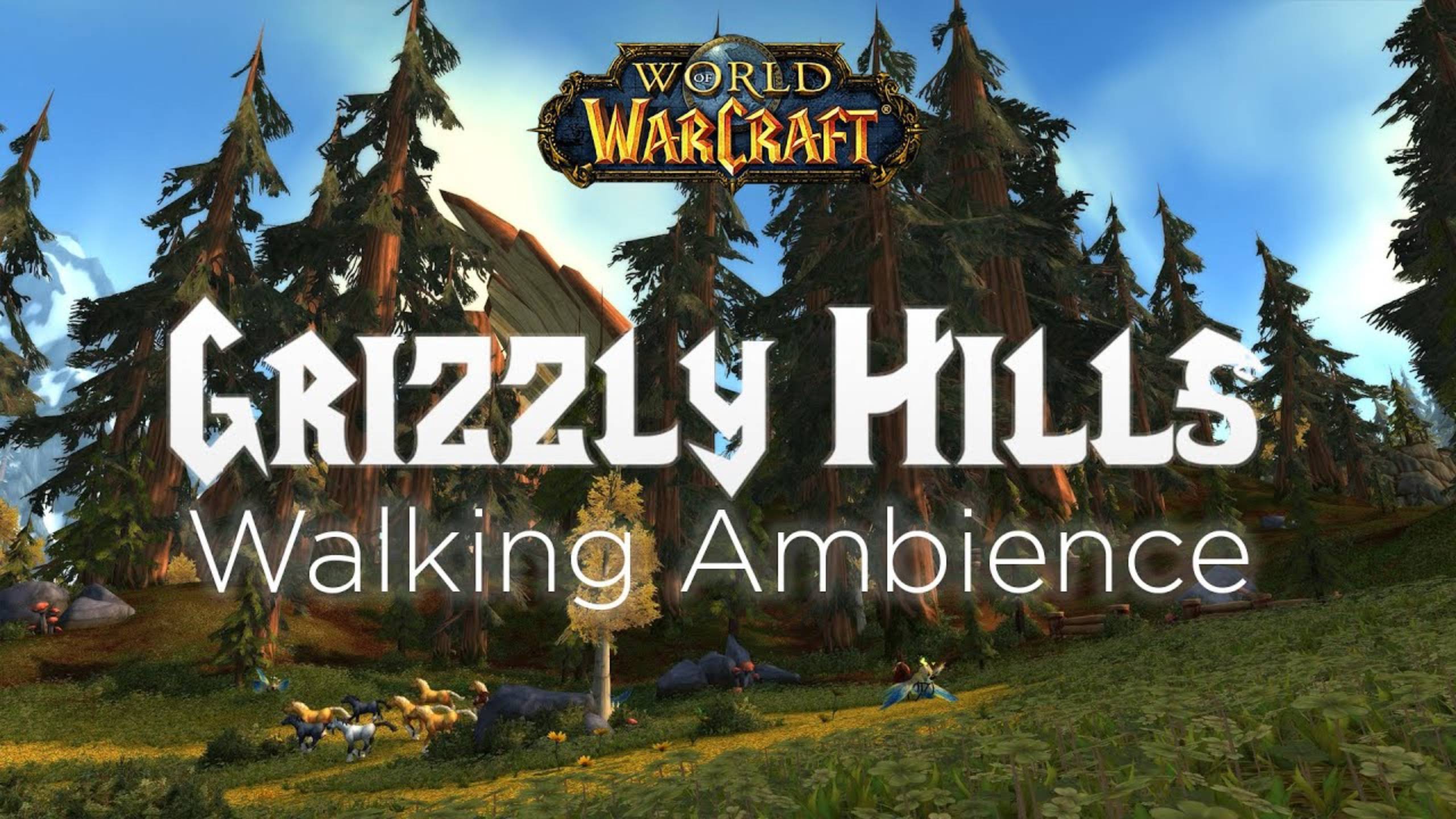 Grizzly Hills Walking Ambience | World of Warcraft