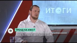 Тренд на ИЖС. Пётр Деменев в эфире РБК "ИТОГИ" от 26.05.2021