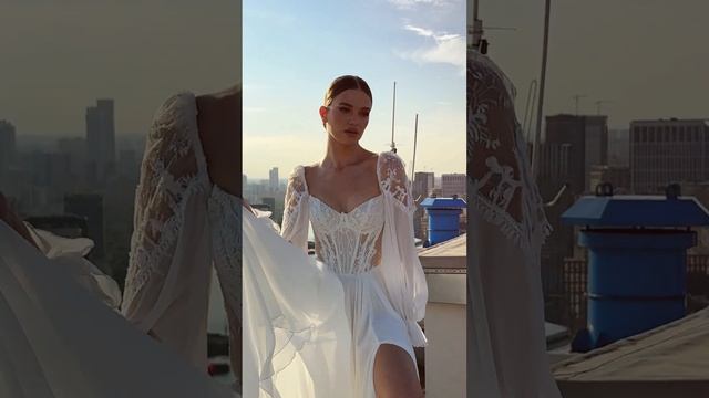 Свадебное платье Кейтлин коллекция «Metropolitan chic» 2025, Gabbiano