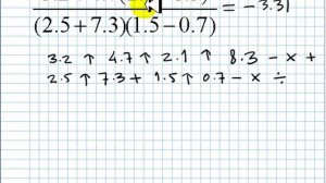 HP04 HP50g RPN Evaluation of Numerical Expressions