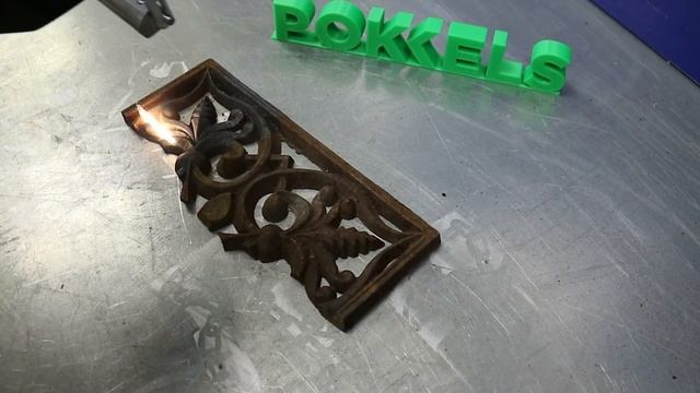Лазерная очистка чугунного литья