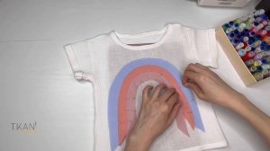 Как сделать радугу из косых беек