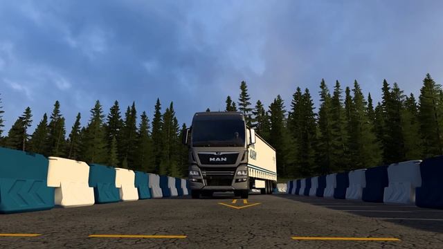 #ETS 2 - Прохождение автошколы №2 (без комментариев) + TrackIR