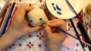 Как нарисовать лицо кукле своими руками