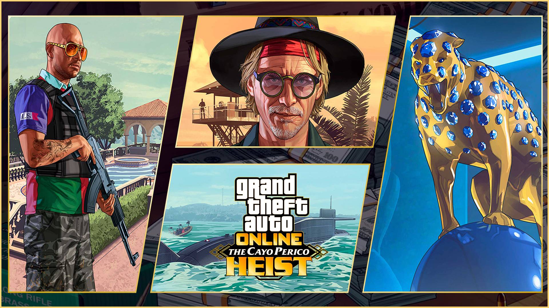 Идеальное ограбление Кайо-Перико в GTA Online - Возвращение Статуи Пантеры