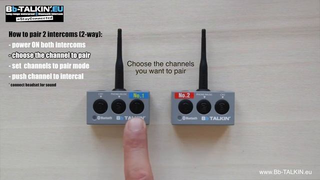 BB Talkin подключение 2 блоков связи ADVANCE