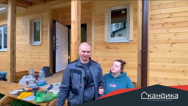 Дом для семьи Артура и Анны Гринкевич в Ермолино. Строительство домов в Москве и области.