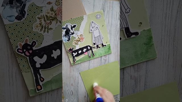 Скрапбукинг. Семейные профессии - доярка