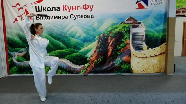 Тайцзи веер 20 форм (вид спереди)