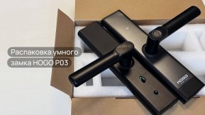 Распаковка умного замка HOGO P03