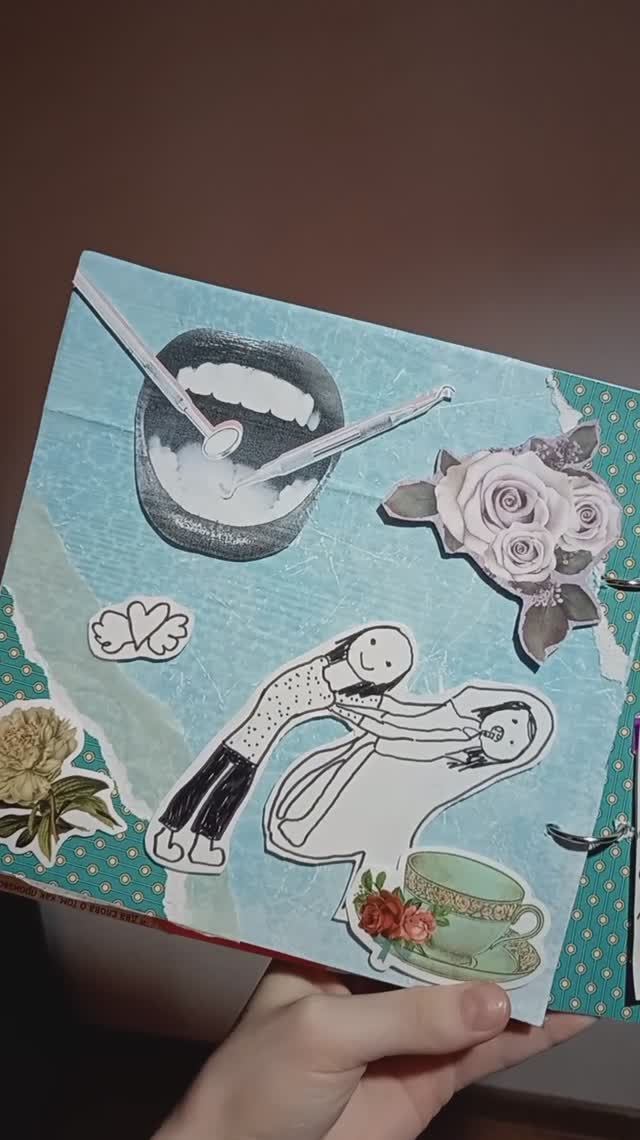 Скрапбукинг + Светины рисунки. Семейные профессии стоматолог (профессия Светиной мечты)